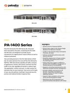 PA-1400 Series Datasheet | PAN-OS 11.0 - Palo Alto Networks