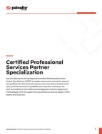 Certified Professional Services Partner Specialization - Palo Alto Networks