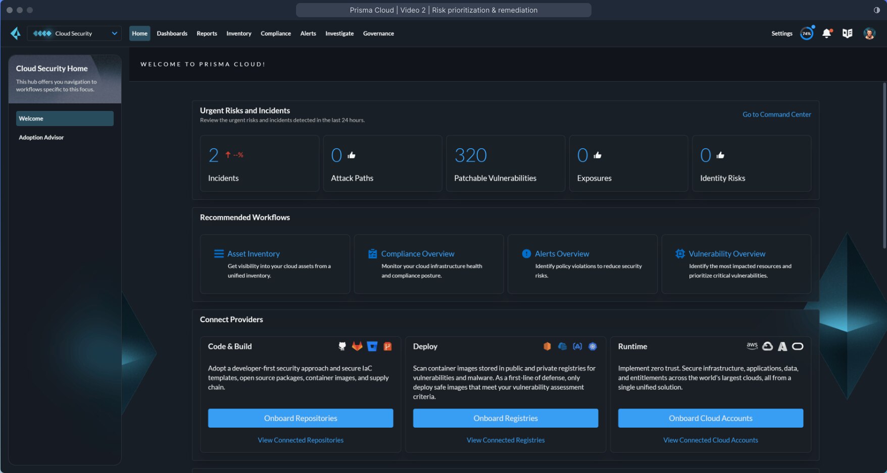 Prisma Cloud Walkthroughs Palo Alto Networks